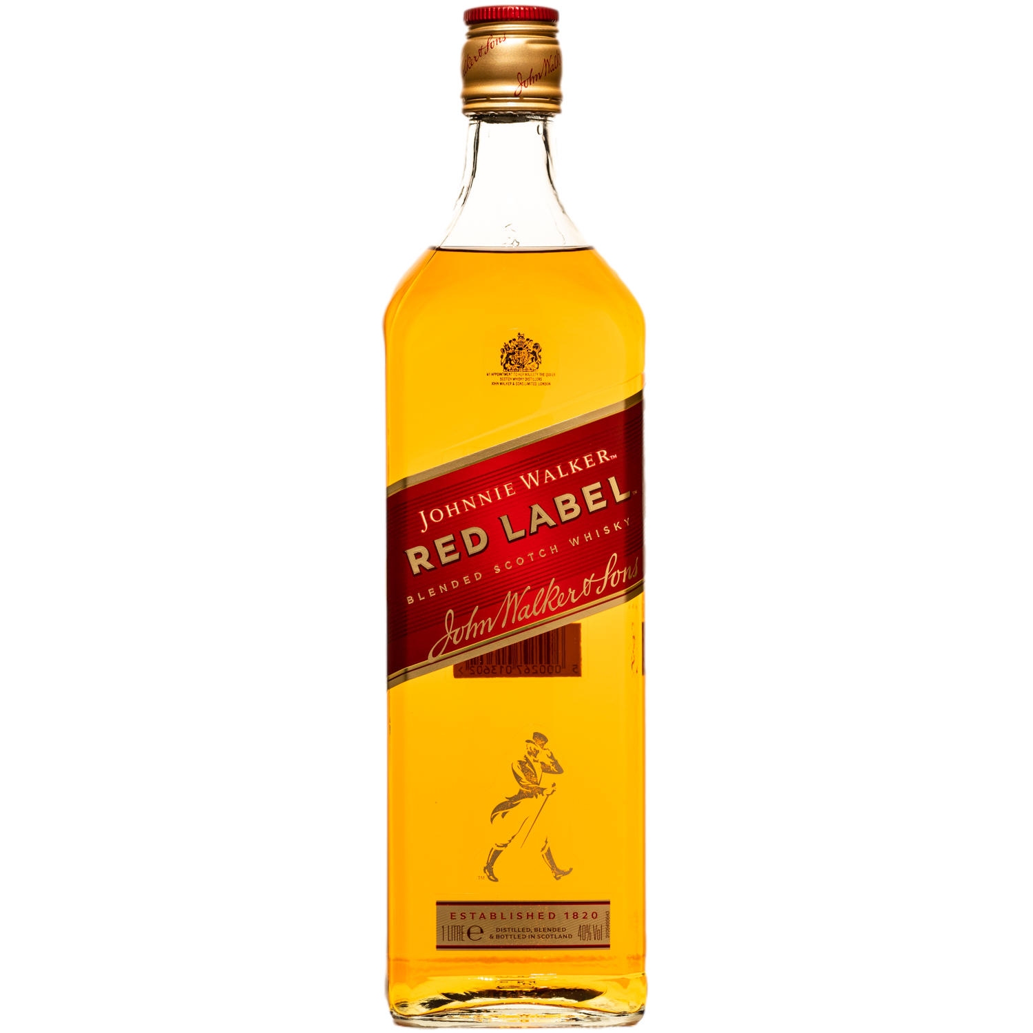 Johnnie Walker Red Label 1L - Blended Scotch Whisky - Barrel Brothers