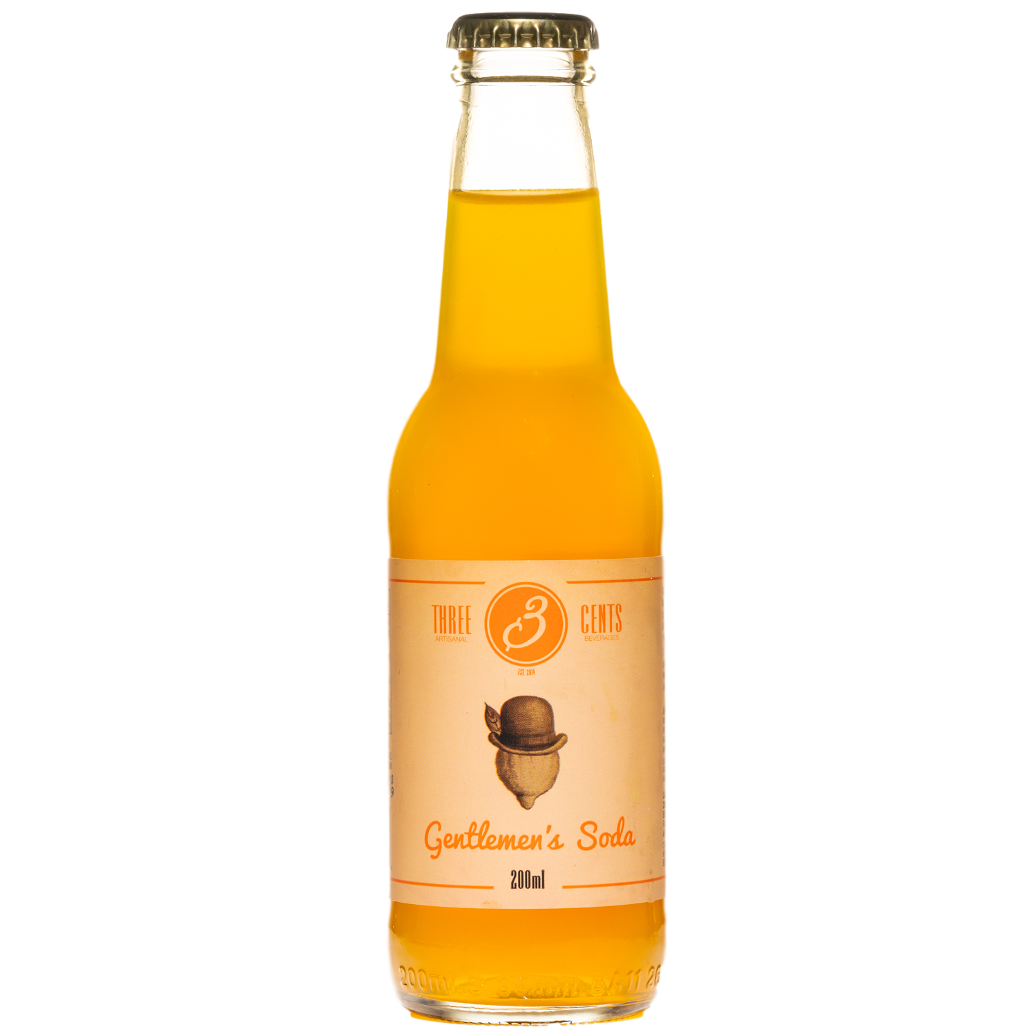 Three Cents Mandarin & Bergamot Soda - Right Spirits