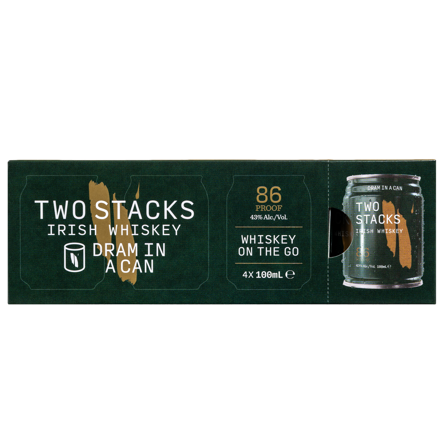 Two Stacks Dram In A Can First Cut - Irish Whiskey - Barrel Brothers